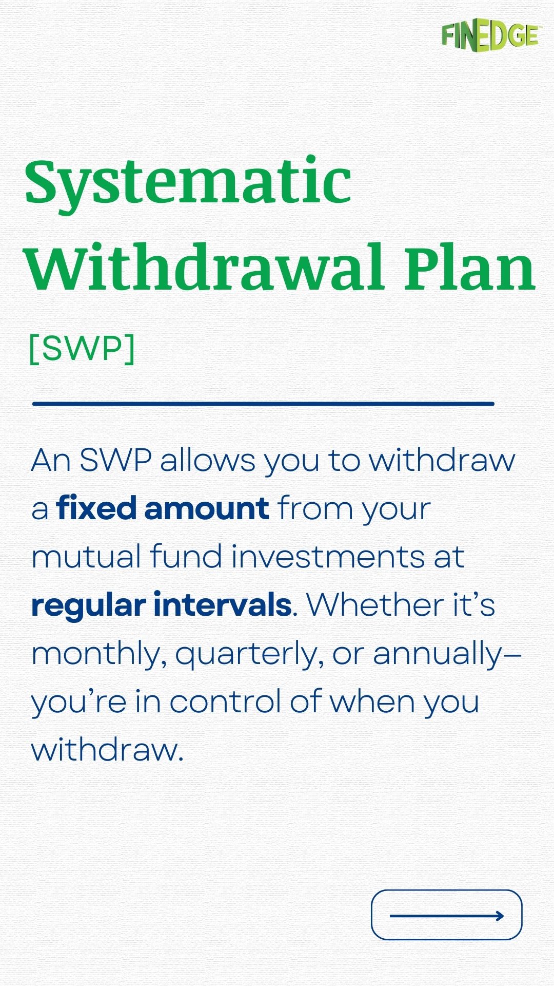 SWP in Mutual Funds: Generate Regular Income Smartly | FinEdge